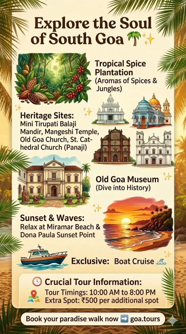 South Goa Tour Package with Private Car - Goa Tours